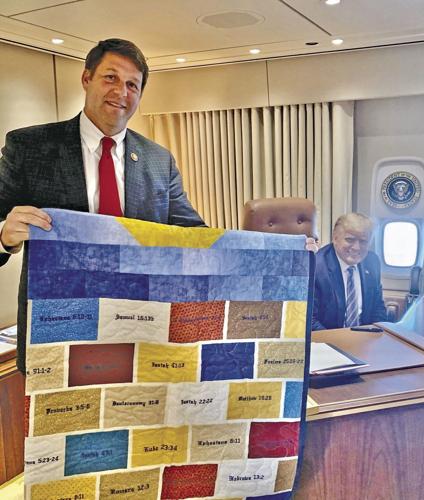 West Texas women gift President Trump prayer quilt | News ...