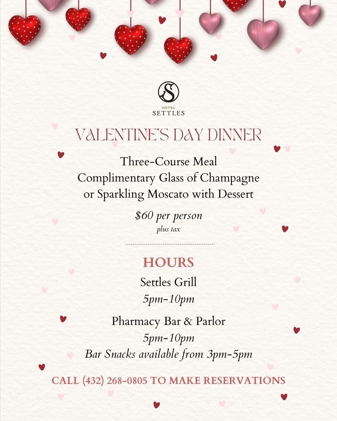Romantic Valentine’s Day Dinner Awaits at Historic Hotel Settles in Big ...