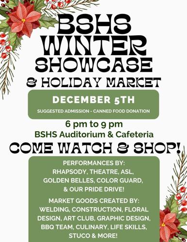 BSHS hosting third annual Winter Showcase and Holiday Market | News ...