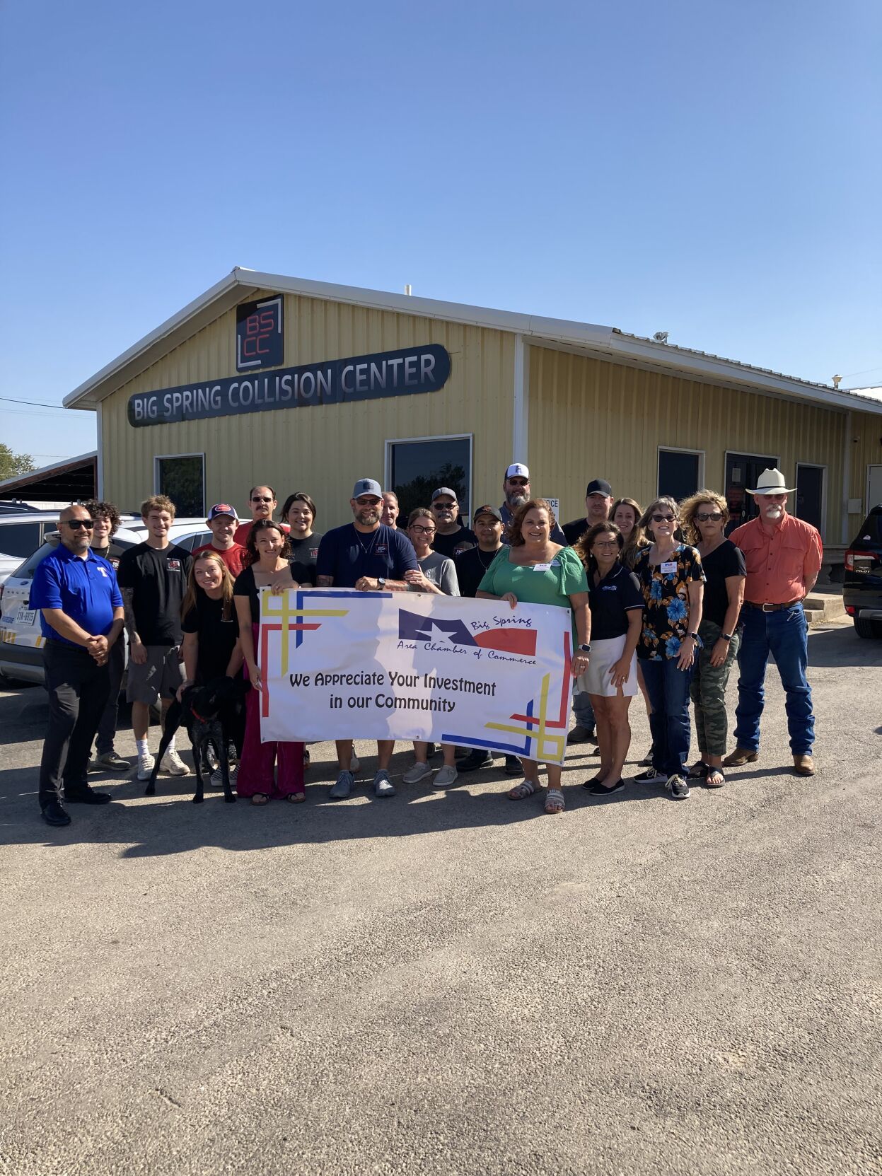 Chamber Happenings...Thank You Presentation Big Spring Collision Center ...