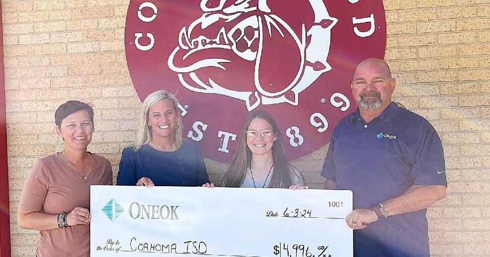 Oneok makes donation to Coahoam ISD | News | bigspringherald.com