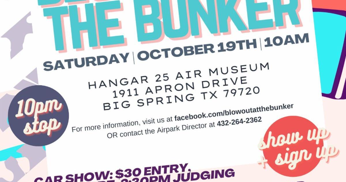 Fall Blowout at the Bunker set for Saturday | News | bigspringherald.com