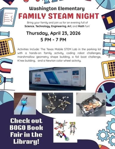 Washington Elementary Hosts Family STEAM Night with Texas Mobile STEM ...