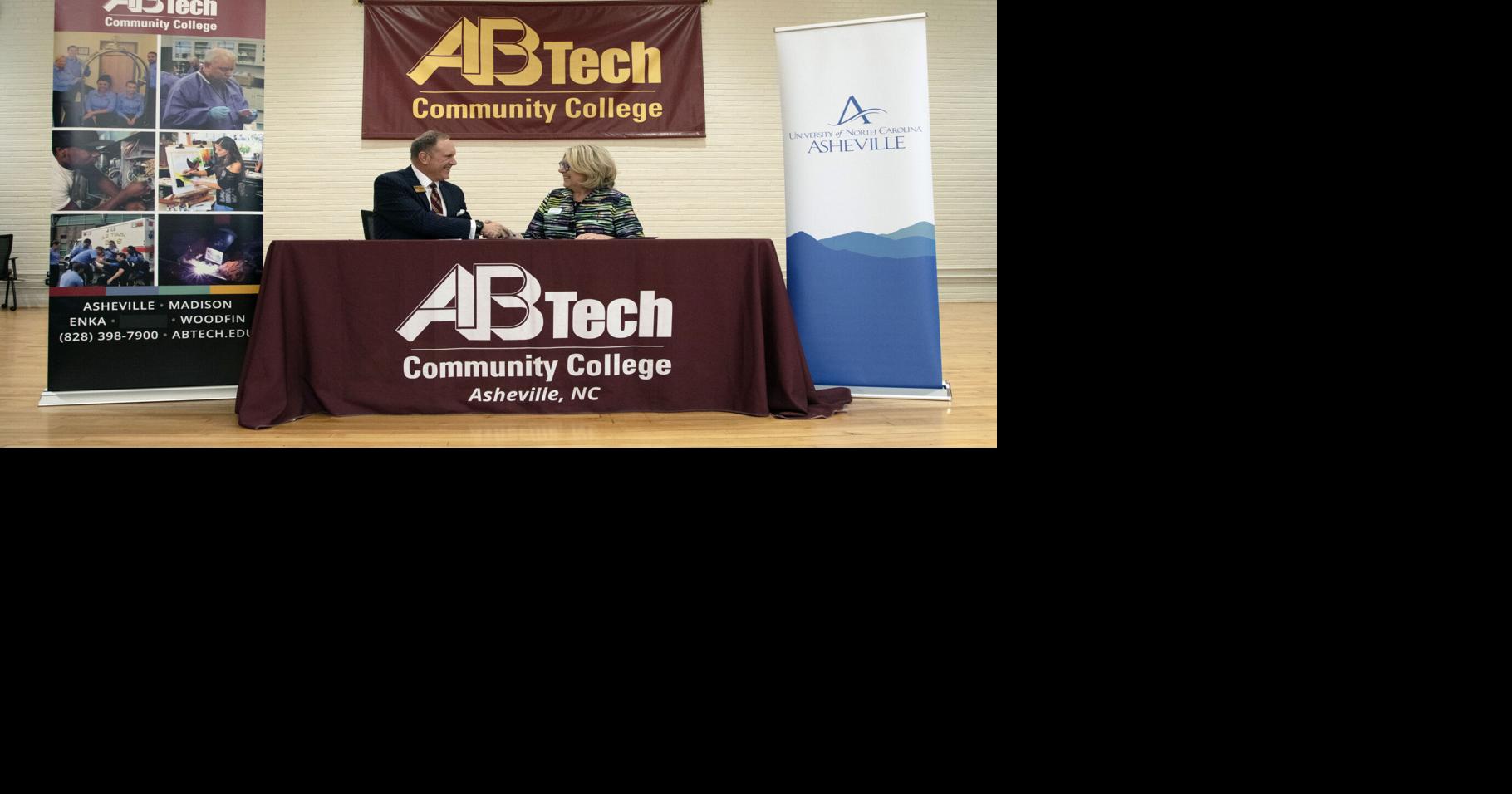 UNC Asheville and A-B Tech Renew Bulldog-Trailblazer Transfer Agreement ...