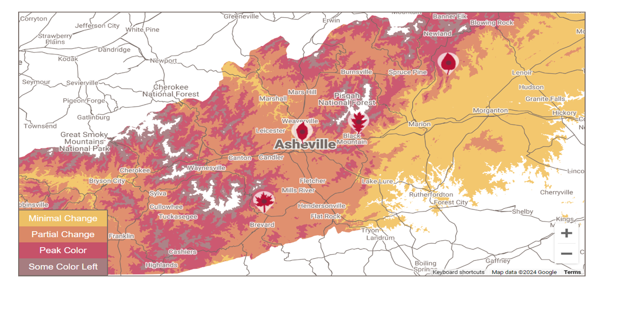 Track fall color changes with online map | News | biltmorebeacon.com
