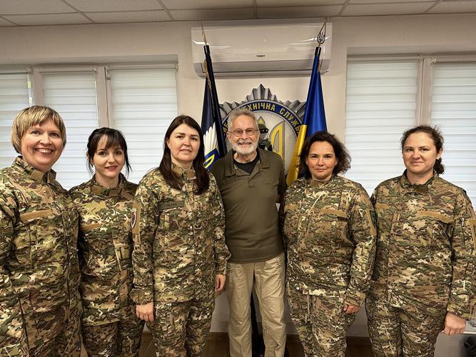 Local ex-military husband and wife return to Ukraine to assist country ...
