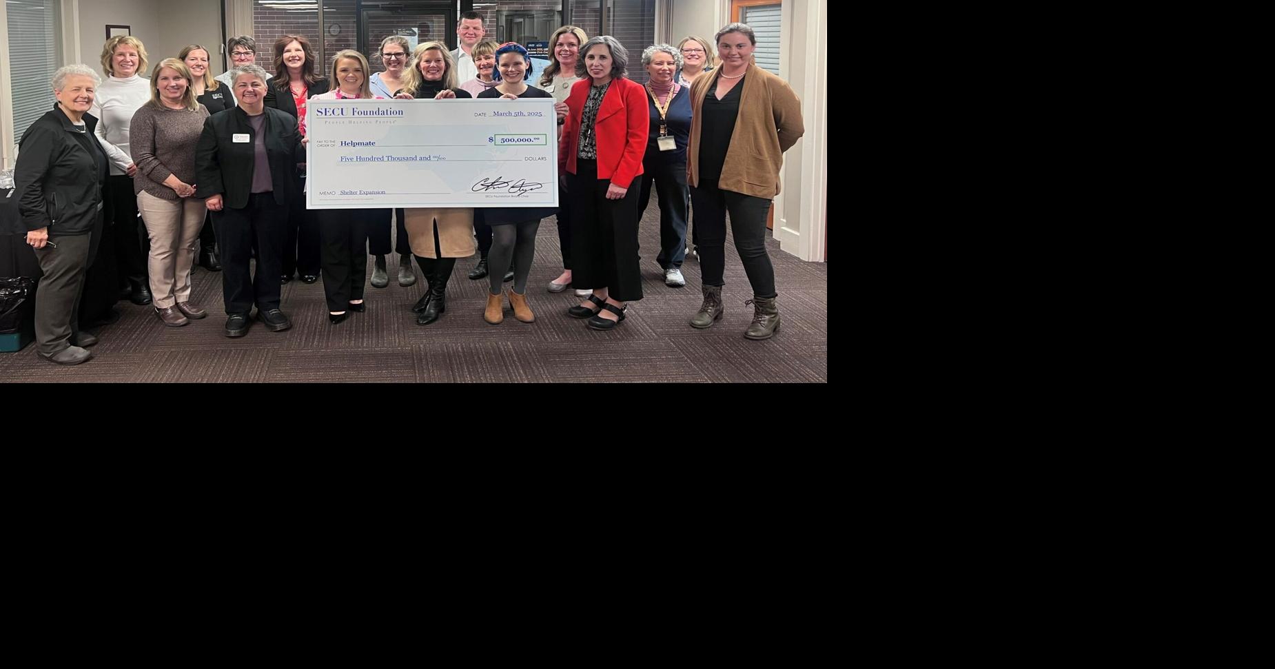 SECU Foundation Grants $500,000 to Helpmate for New Domestic Violence ...