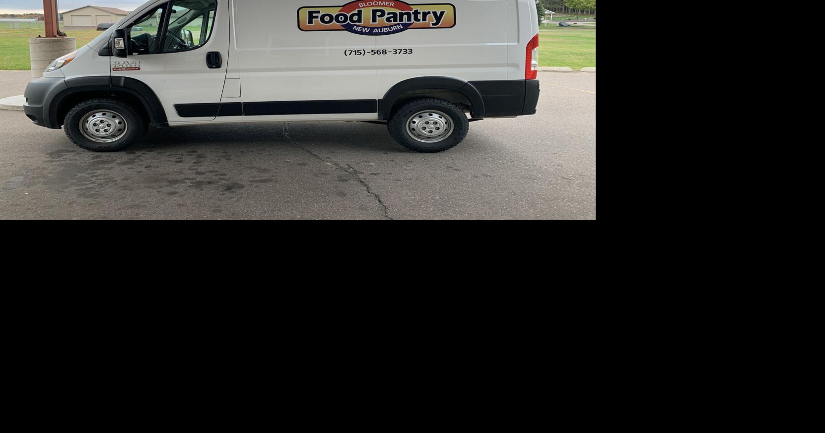 Bloomer/New Auburn Food Pantry Purchases Delivery Van | Front Page ...