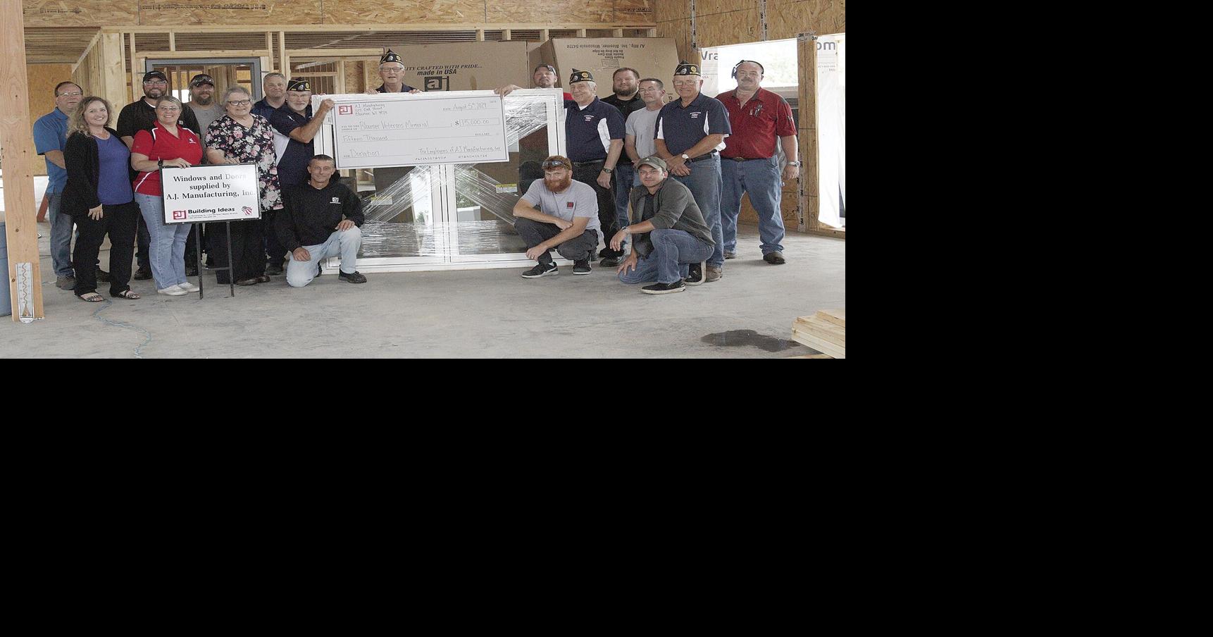 A.J. Manufacturing Deliveries Windows & Donation For Bloomer Area ...