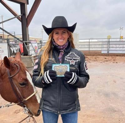 FPC Rodeo Freshman Jacelyn Frost takes 3rd at the Texas Tech College ...