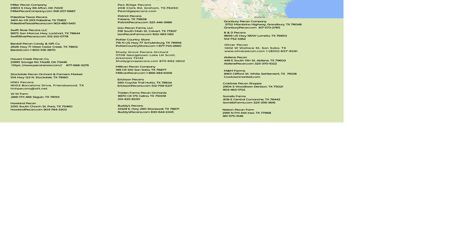 Texas Pecan Growers Association Releases 6th Annual Holiday Pecan Trail ...