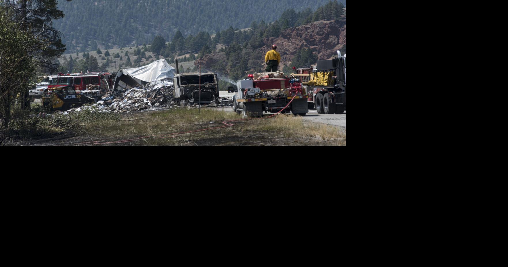 Semitruck carrying diapers starts fire near Basin | News | boulder ...