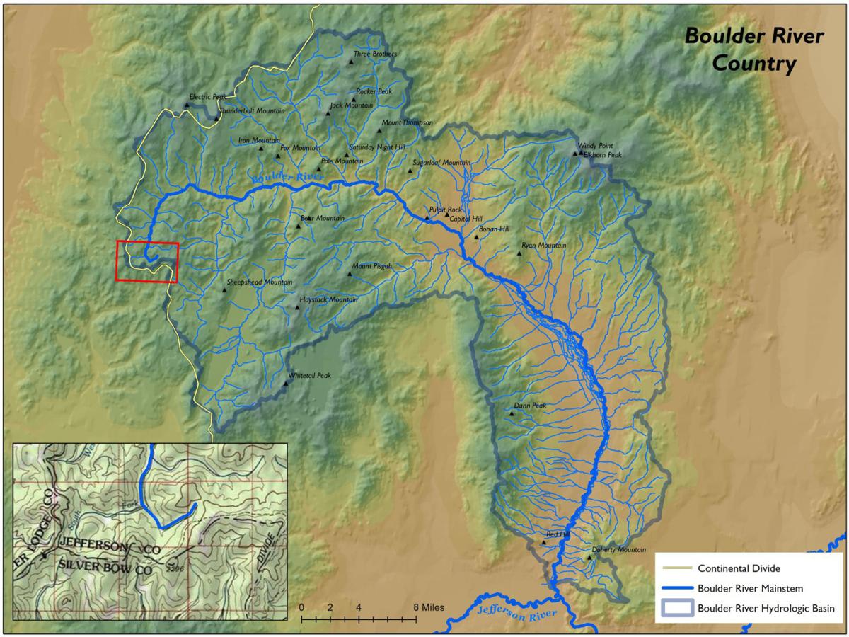 What is the source of the Boulder River? It depends how you ask ...