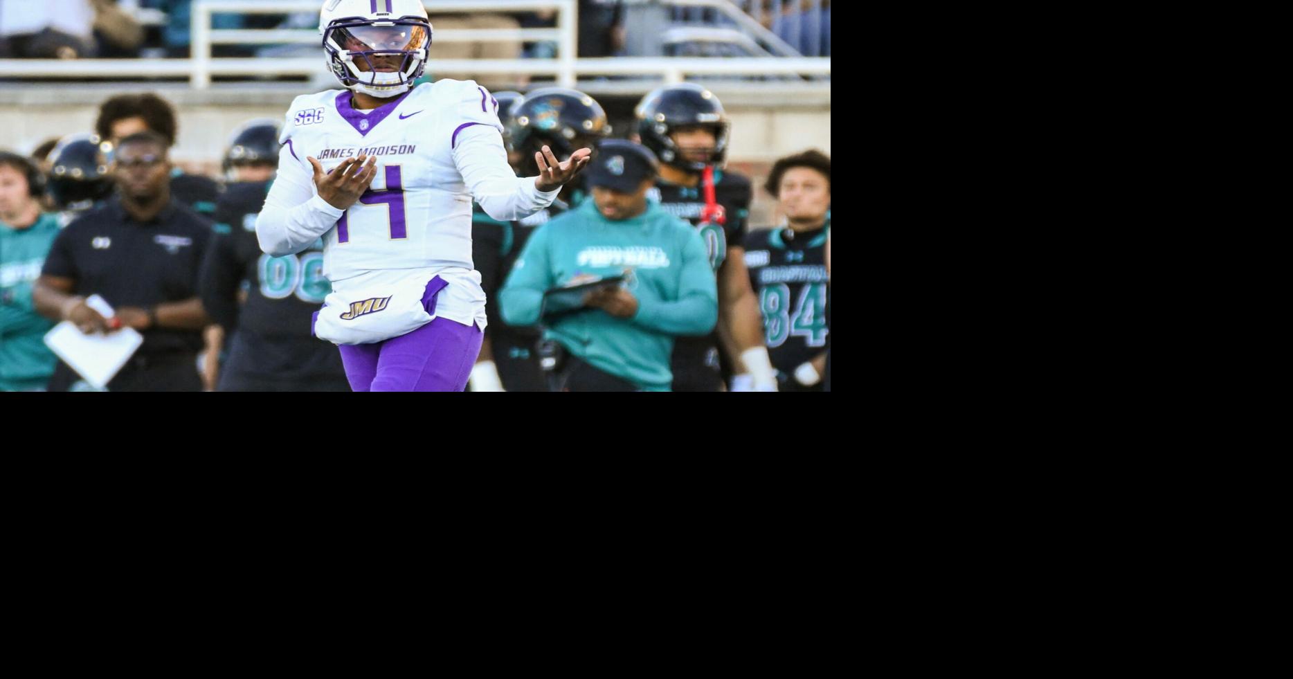 Quick hits: JMU football beats Coastal Carolina 59-10 in regular-season ...