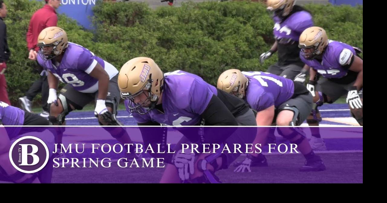 JMU football prepares for spring game | Breeze TV | breezejmu.org