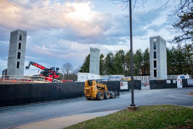 Photos: Ikenberry Hall reconstruction in the Village continues on ...