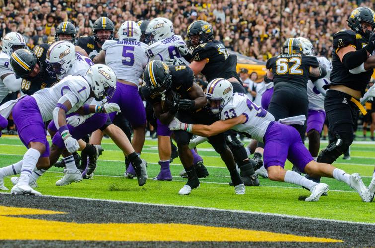JMU remains undefeated, celebrating its victory over App State 32-28 ...