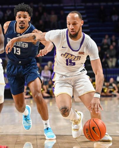 JMU men's basketball snaps 3-game skid at home over Georgia Southern ...