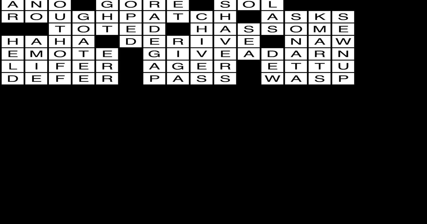 Crossword puzzle answers 10/11 | Crossword Answers | breezejmu.org