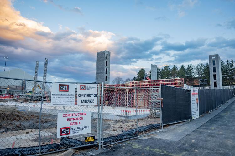 Photos: Ikenberry Hall reconstruction in the Village continues on ...