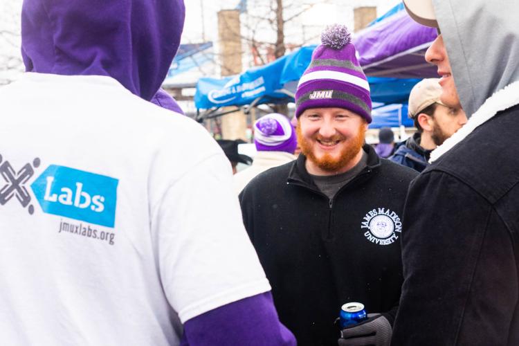 JMU and NDSU pregame: tailgate and team walk | Multimedia | breezejmu.org