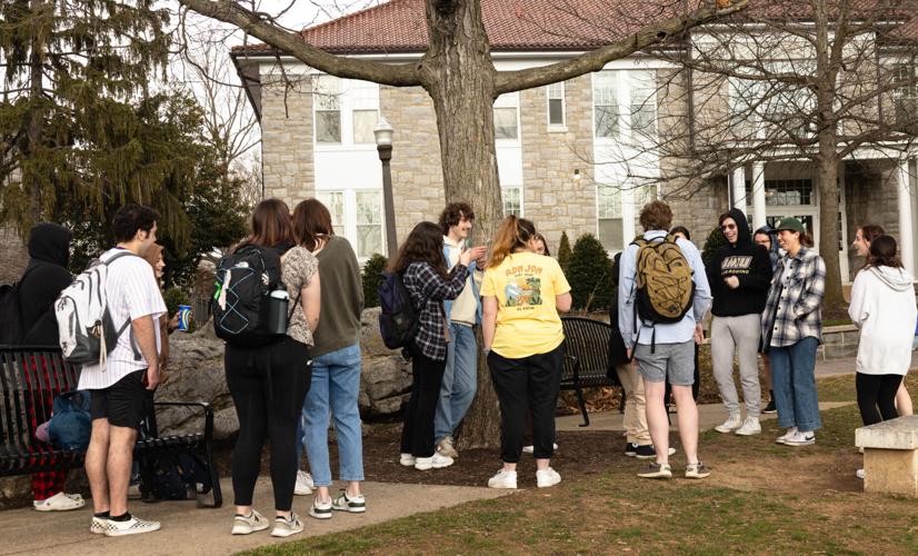 Photos: Students enjoy warm February day with furry and feathered ...