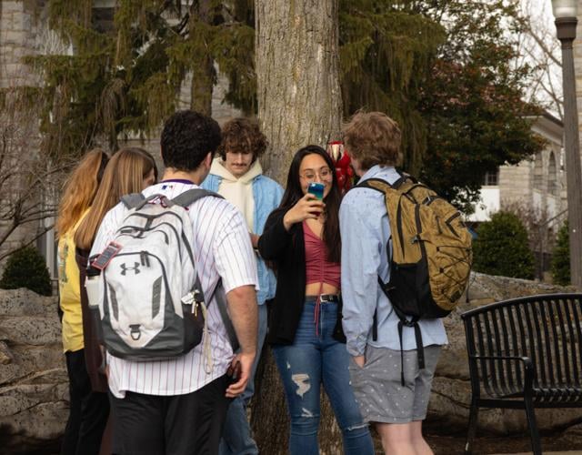 Photos: Students enjoy warm February day with furry and feathered ...