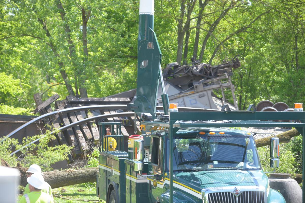 Train derails near South Main St., no injuries reported | News ...