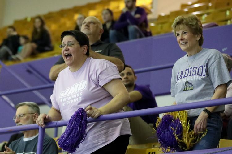JMU swimming and diving triumphs over Marshall University during Sunday ...