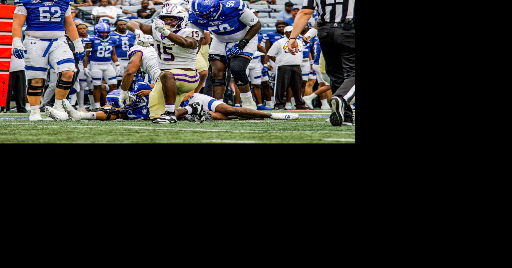 Stout defense pushes JMU football past Georgia State, 14-7 | Sports ...