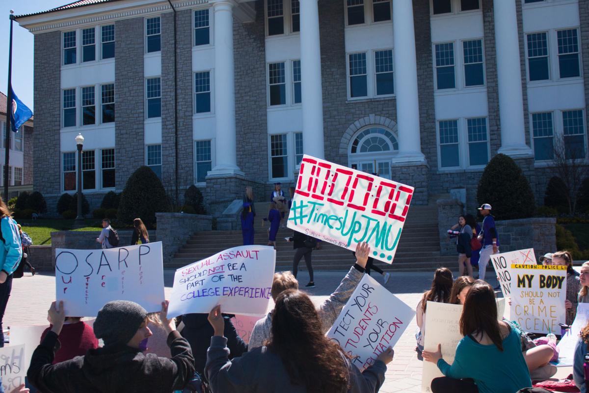 JMU students engage in the Silent Protest Against Sexual Violence ...