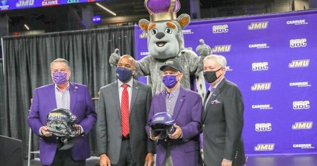 Sights and sounds from JMU's move to the Sun Belt press conference ...