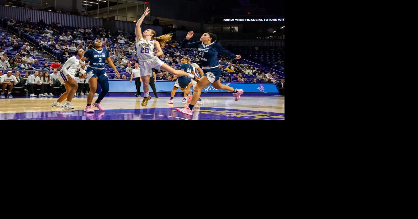 JMU women's basketball loses by four points against Georgia Southern ...