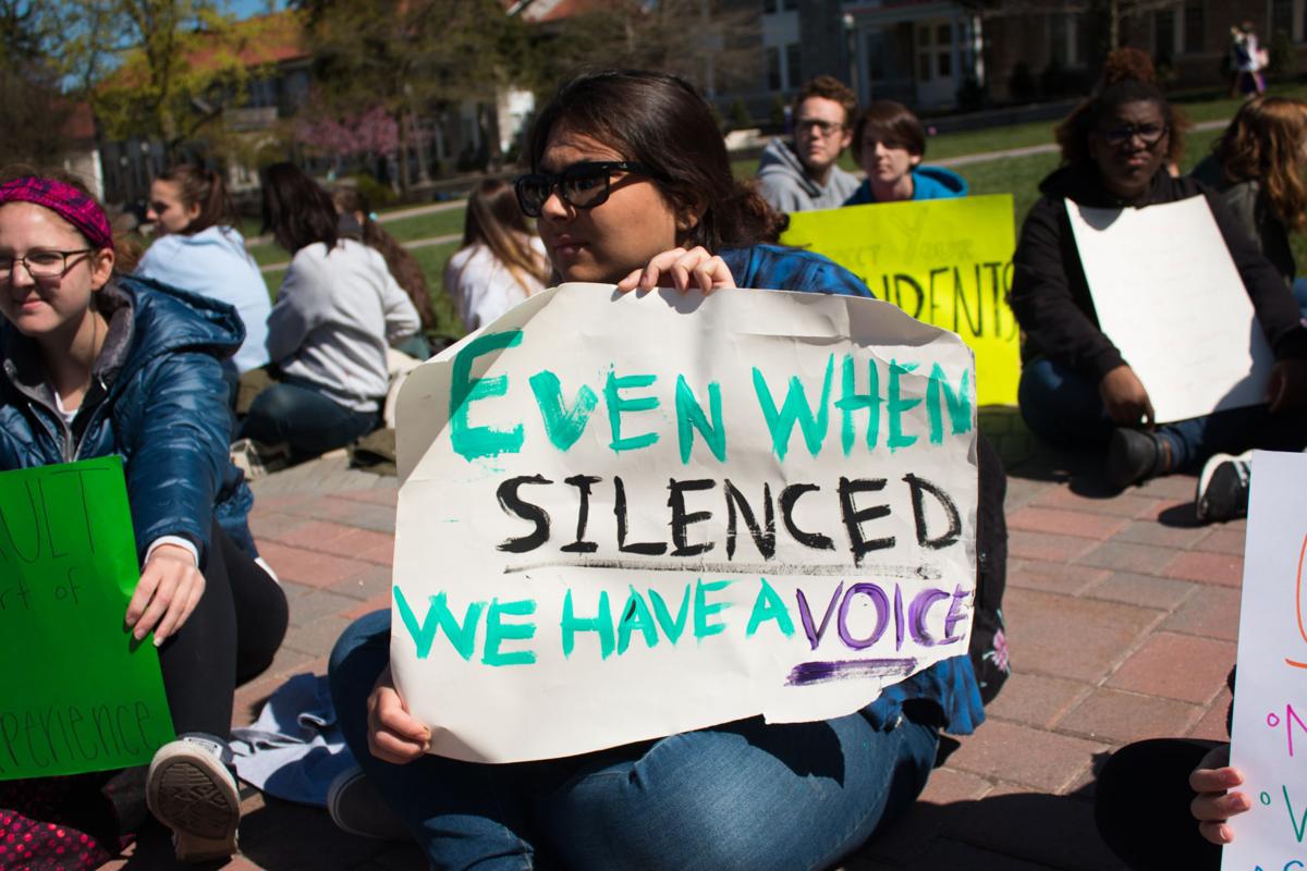 JMU students engage in the Silent Protest Against Sexual Violence ...