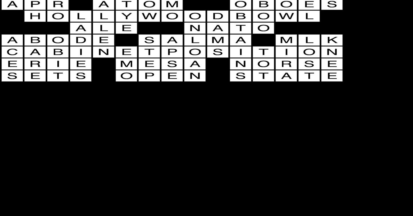 Crossword Puzzle Answers: February 20, 2025 | Crossword Answers ...