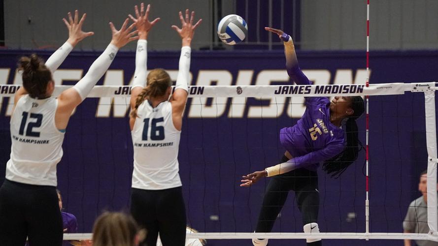 JMU volleyball sophomore outside hitter Brenya Reid finds groove in ...