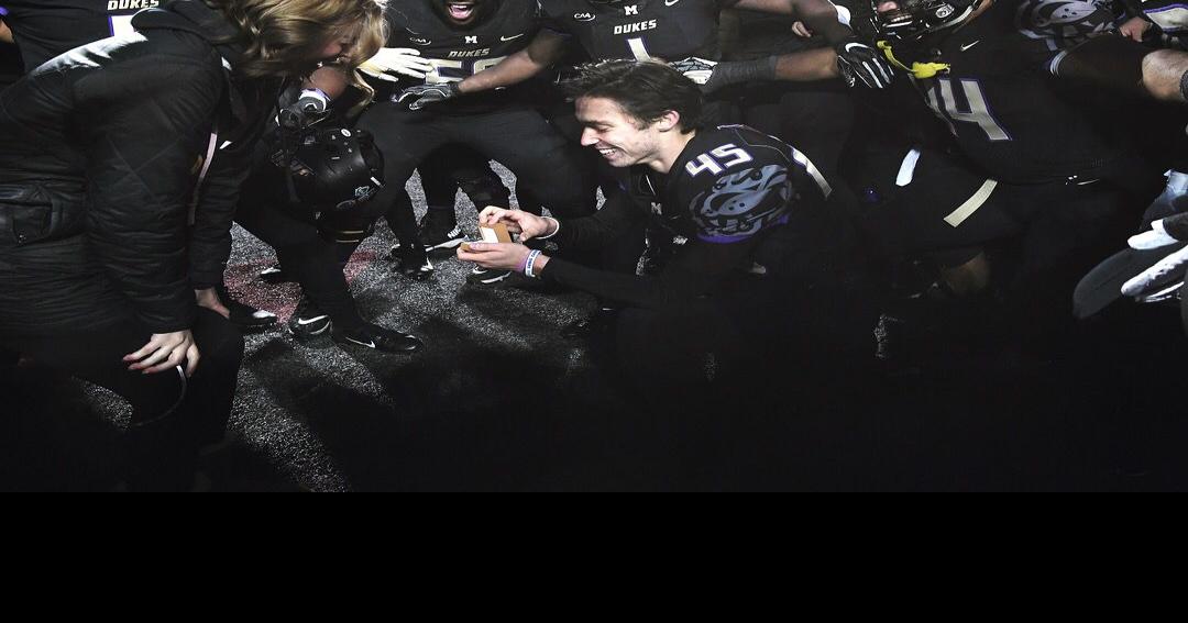 JMU kicker proposes to high school sweetheart at Bridgeforth | Culture ...