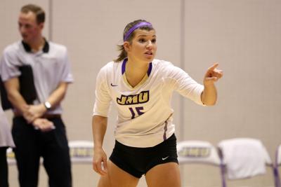 JMU Volleyball defeats Elon in straight sets on Senior Day | Sports ...
