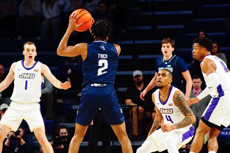 JMU men's basketball snaps 3-game skid at home over Georgia Southern ...