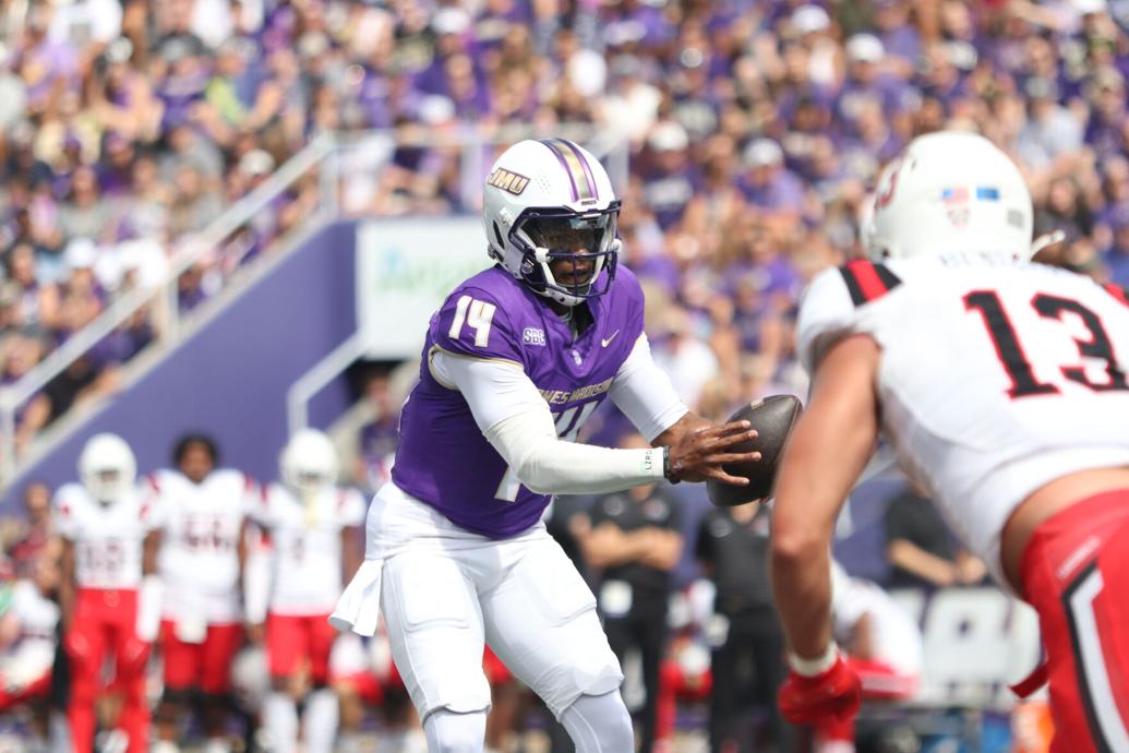 JMU football stays hot in 63-7 Family Weekend win over Ball State ...