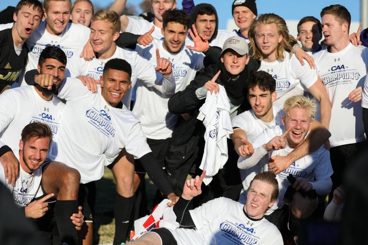 JMU men's soccer wins the CAA Championship against Hofstra | Multimedia ...