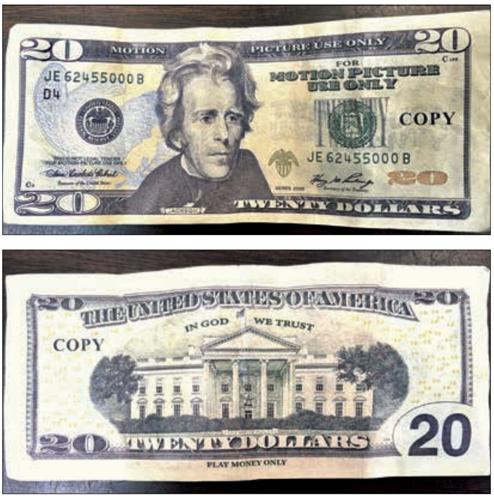 Movie prop currency found in Saratoga; one used at a local business ...