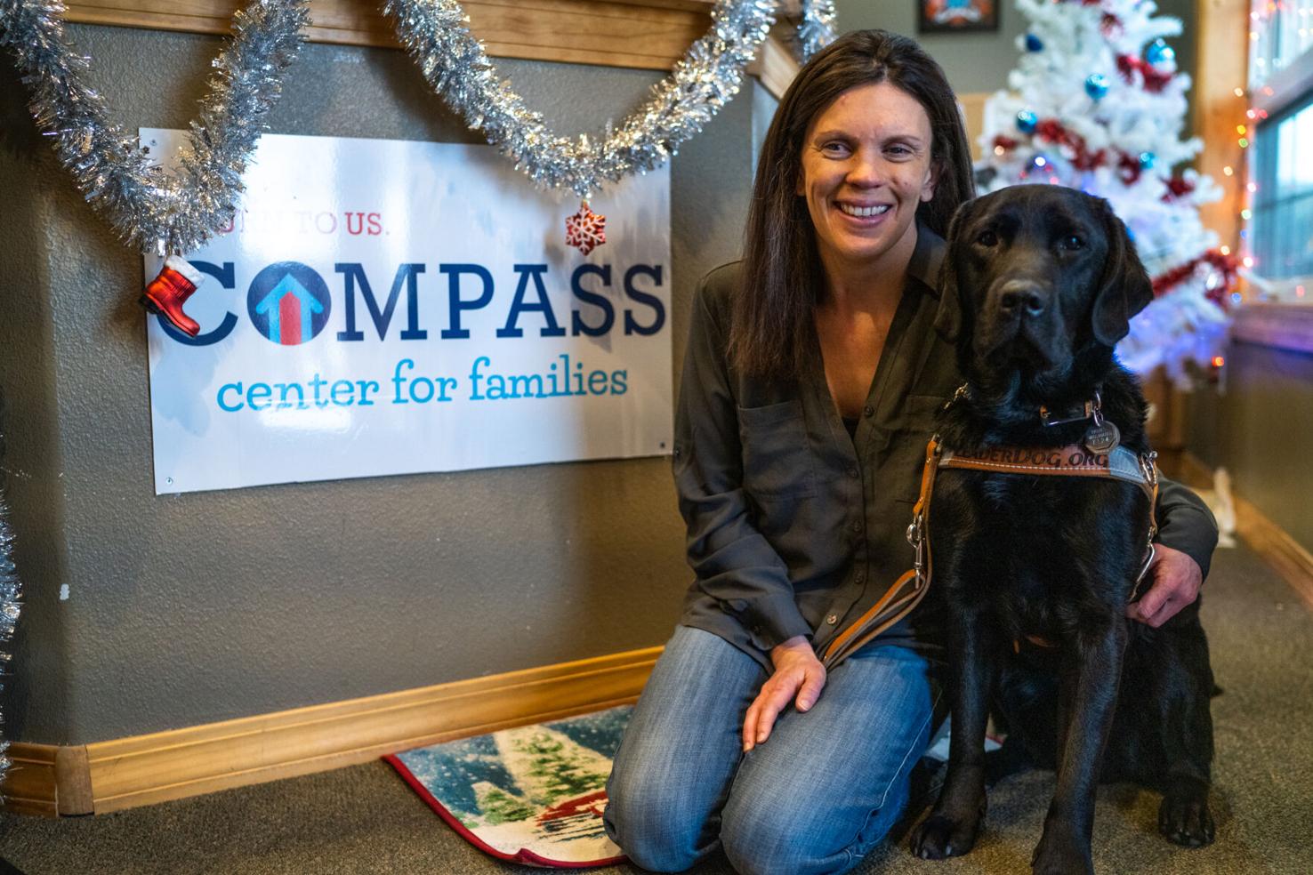 Dog with a job: Sarah Sexton and her guide dog, Sonny, navigate life ...