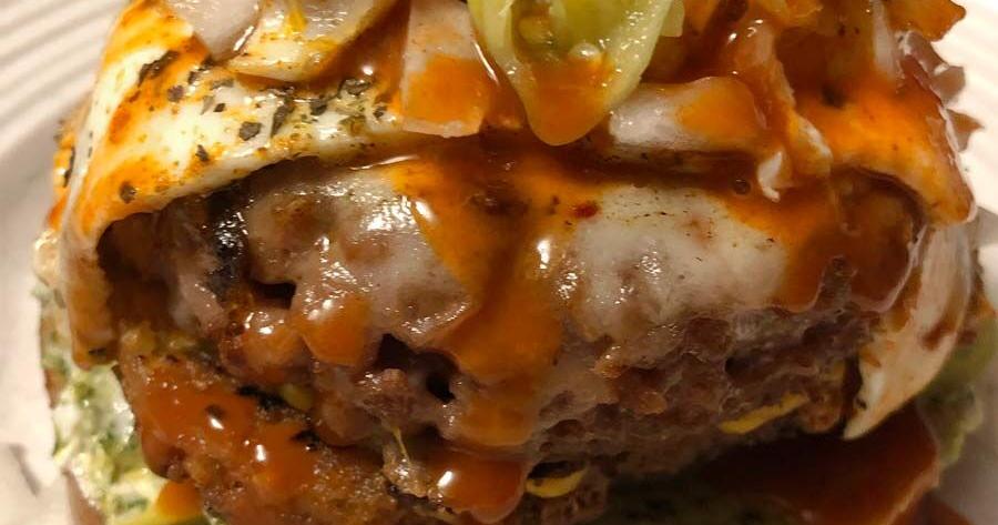 Recipe of the week: Open-faced "Less Guilt" Burger | Yum | buffalospree.com