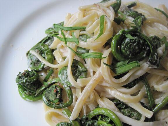 Recipe of the Week: Quick Fiddlehead and Ramp Pasta | Yum ...