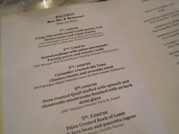 Bacchus serves outstanding Chaine dinner | Yum | buffalospree.com