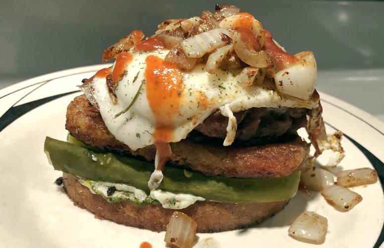 Recipe of the week: Open-faced "Less Guilt" Burger | Yum | buffalospree.com