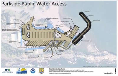 Grand Marais celebrates new public water access | Around the Region ...
