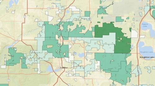 New map highlights Northern Michigan's broadband 'desert' | News ...