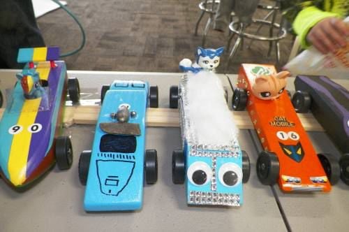 Girl Scouts get creative with Pinewood Derby entries | Local News ...